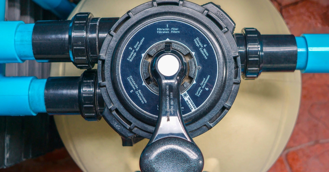 Schema vanne 6 voies piscine | Piscinepascher.fr